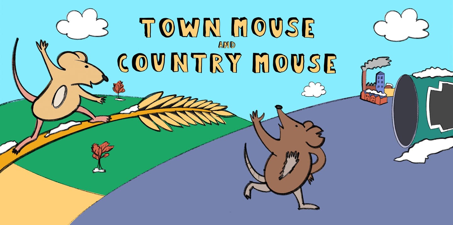 Town Mouse & Country Mouse - artsdepot