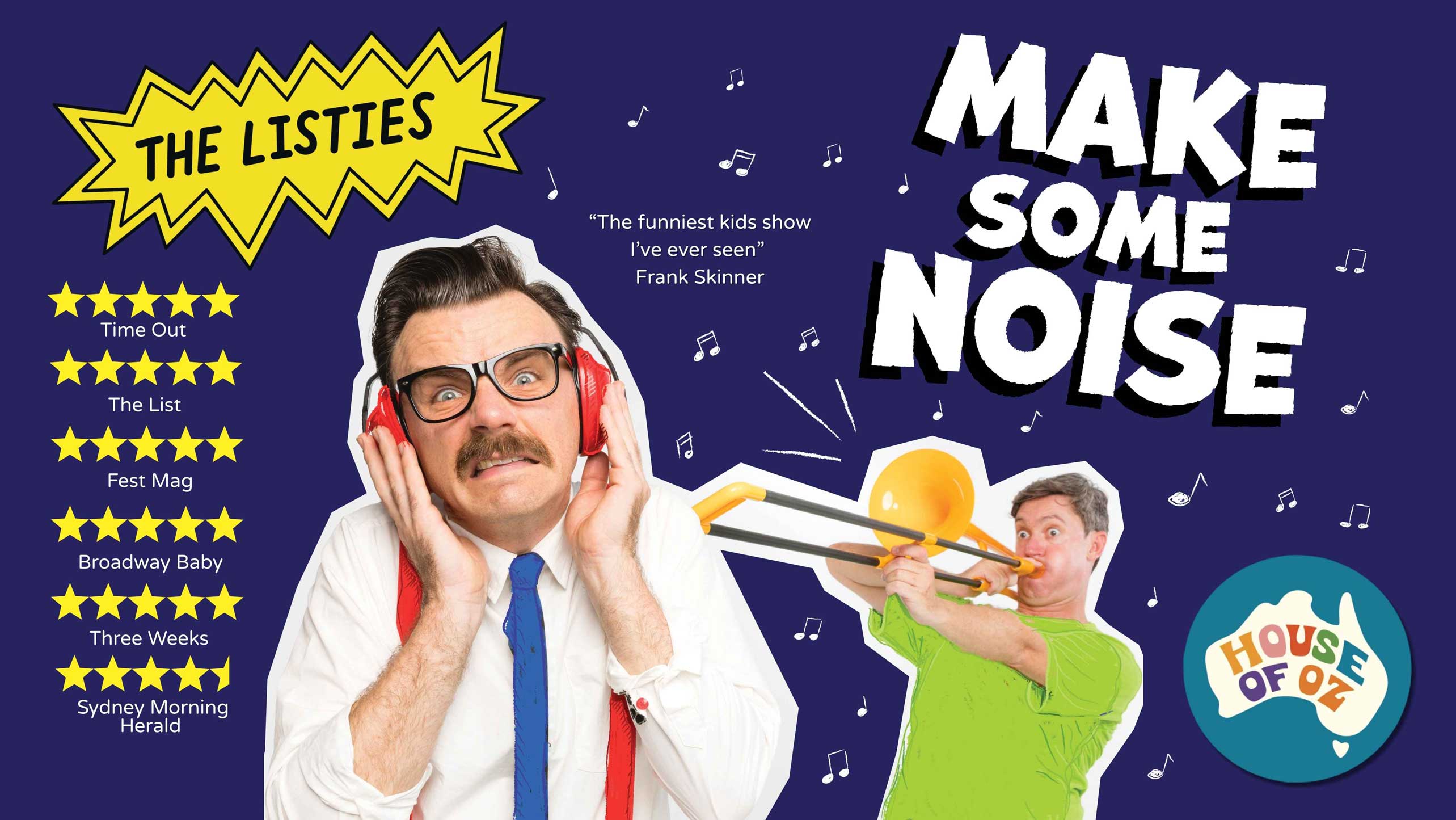 The Listies: Make Some Noise - artsdepot